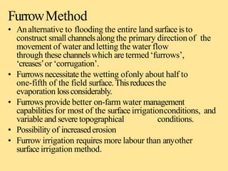 Method of irrigation | PDF
