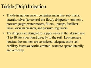 Method of irrigation | PDF