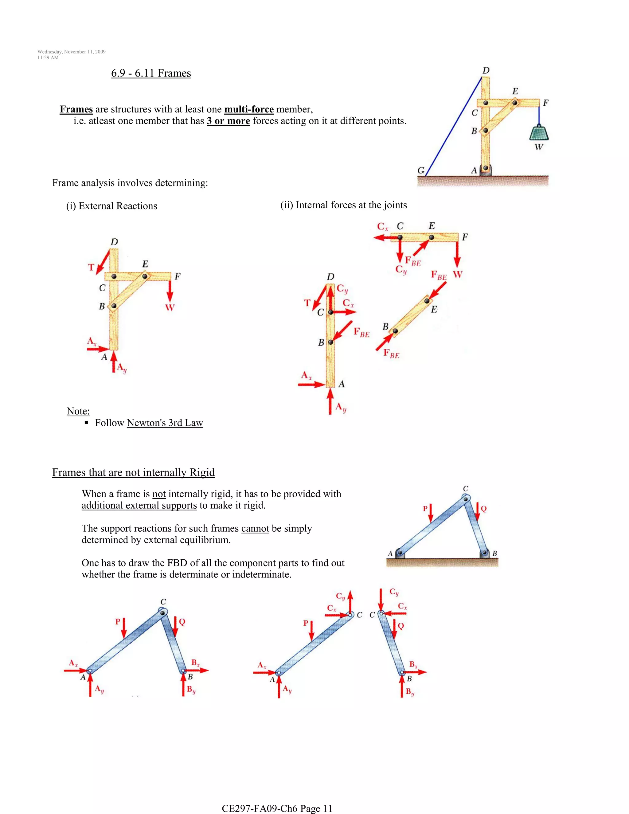 Method of joints | PDF