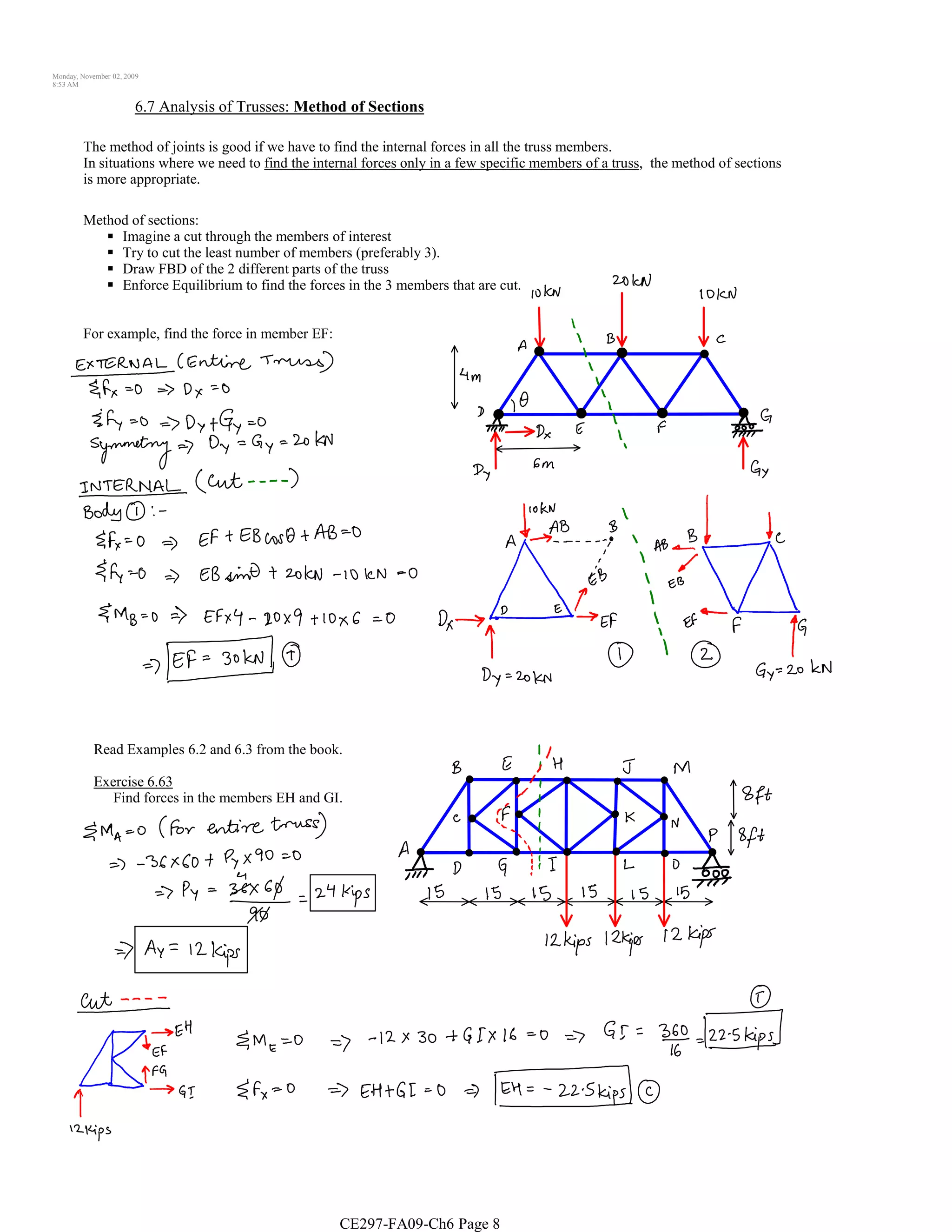 Method of joints | PDF