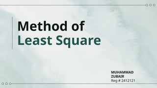 Presentation on Method of least Square.pptx