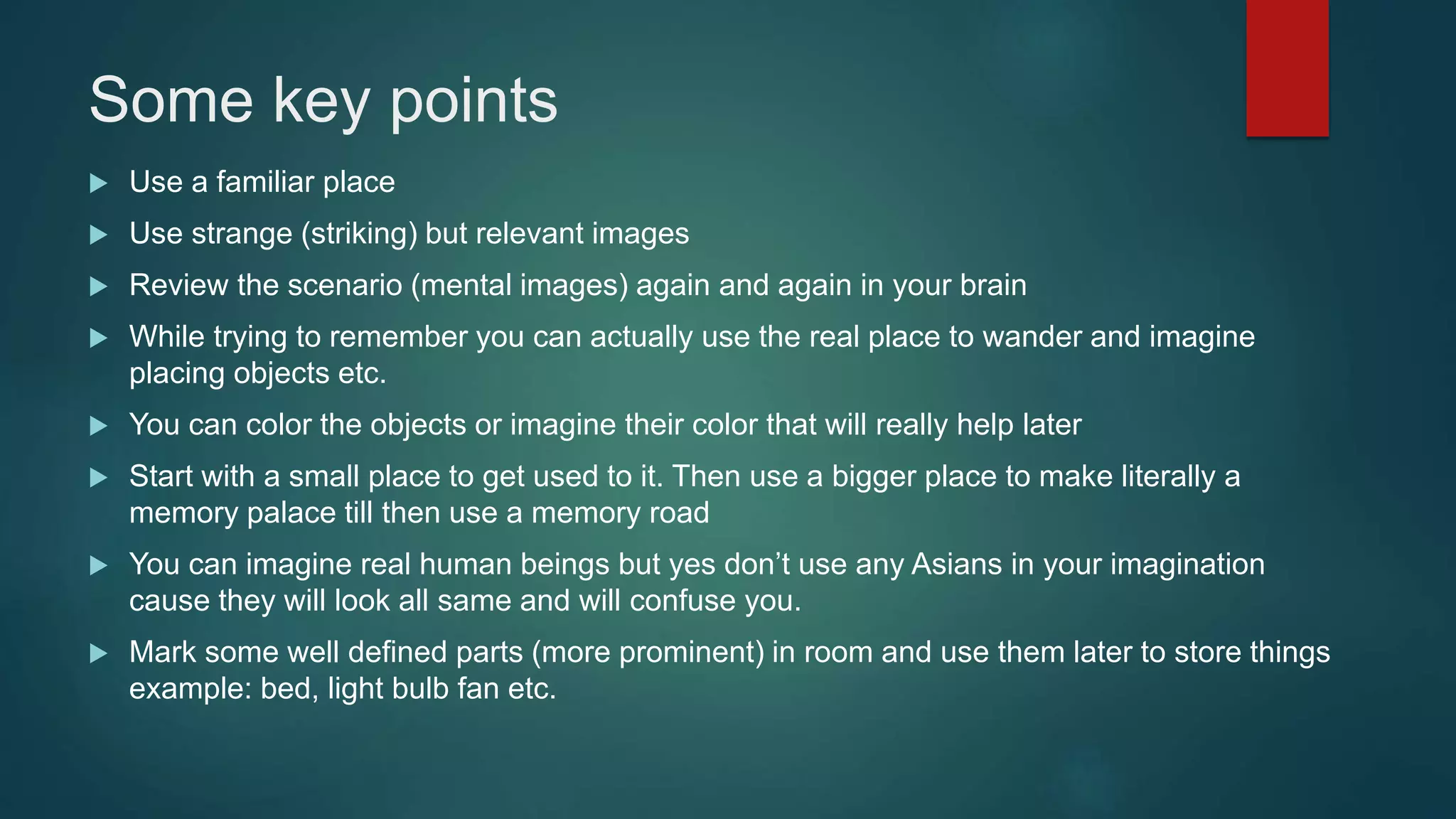 Method of loci | PPTX | Science