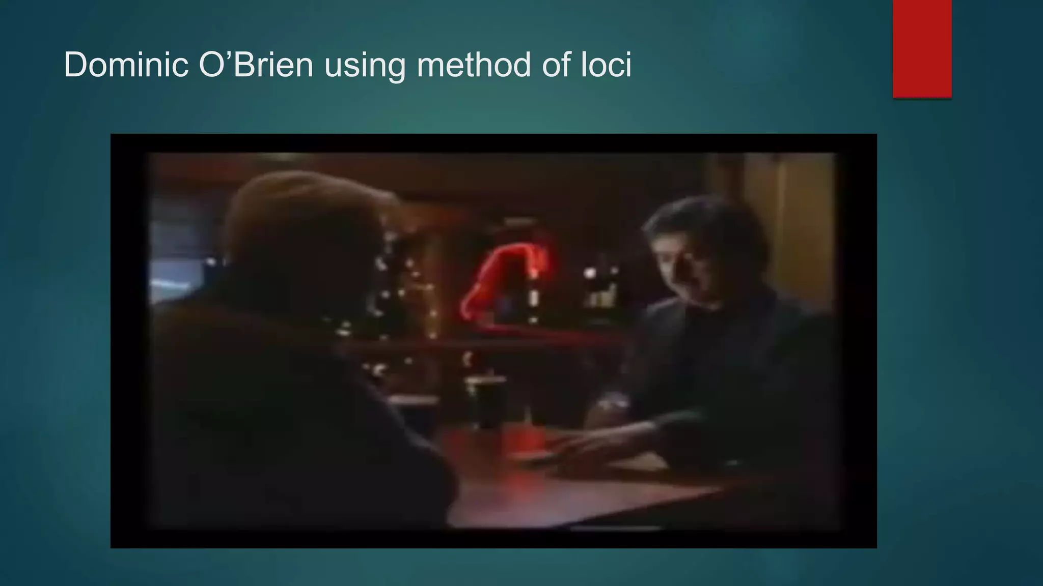 Method of loci | PPTX