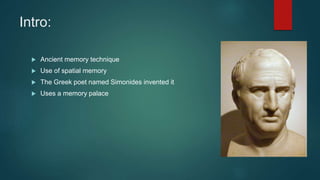 Method of loci | PPTX