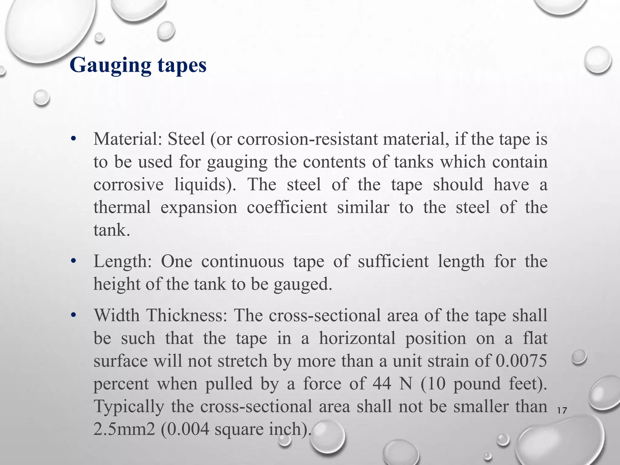 Method of manual gauging | PPTX