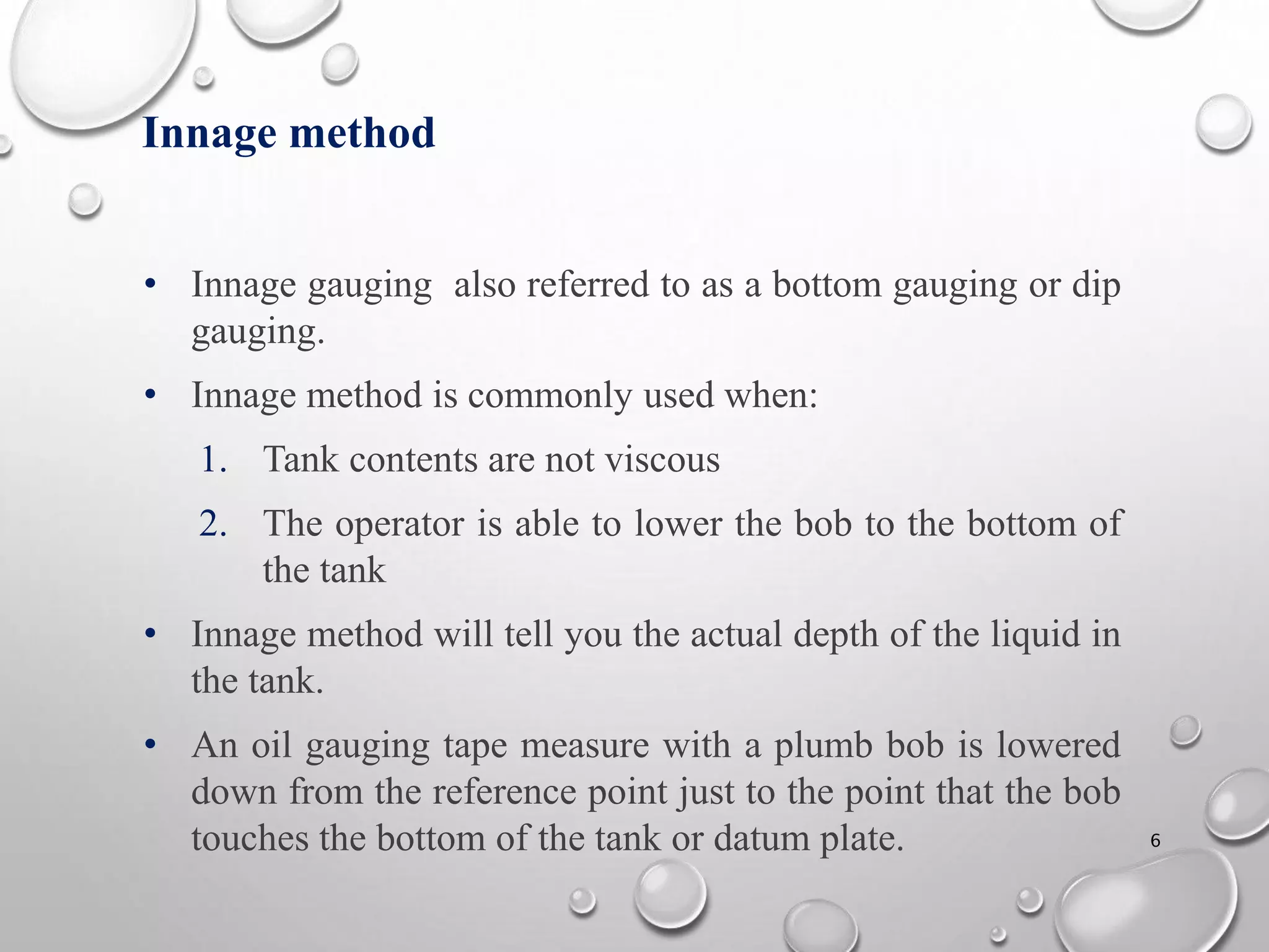 Method of manual gauging | PPTX