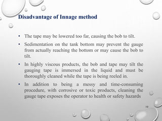 Method of manual gauging | PPTX