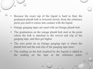 Method of manual gauging | PPTX
