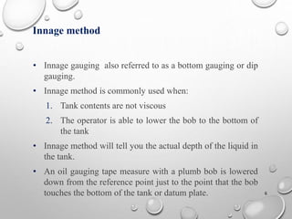 Method of manual gauging | PPTX