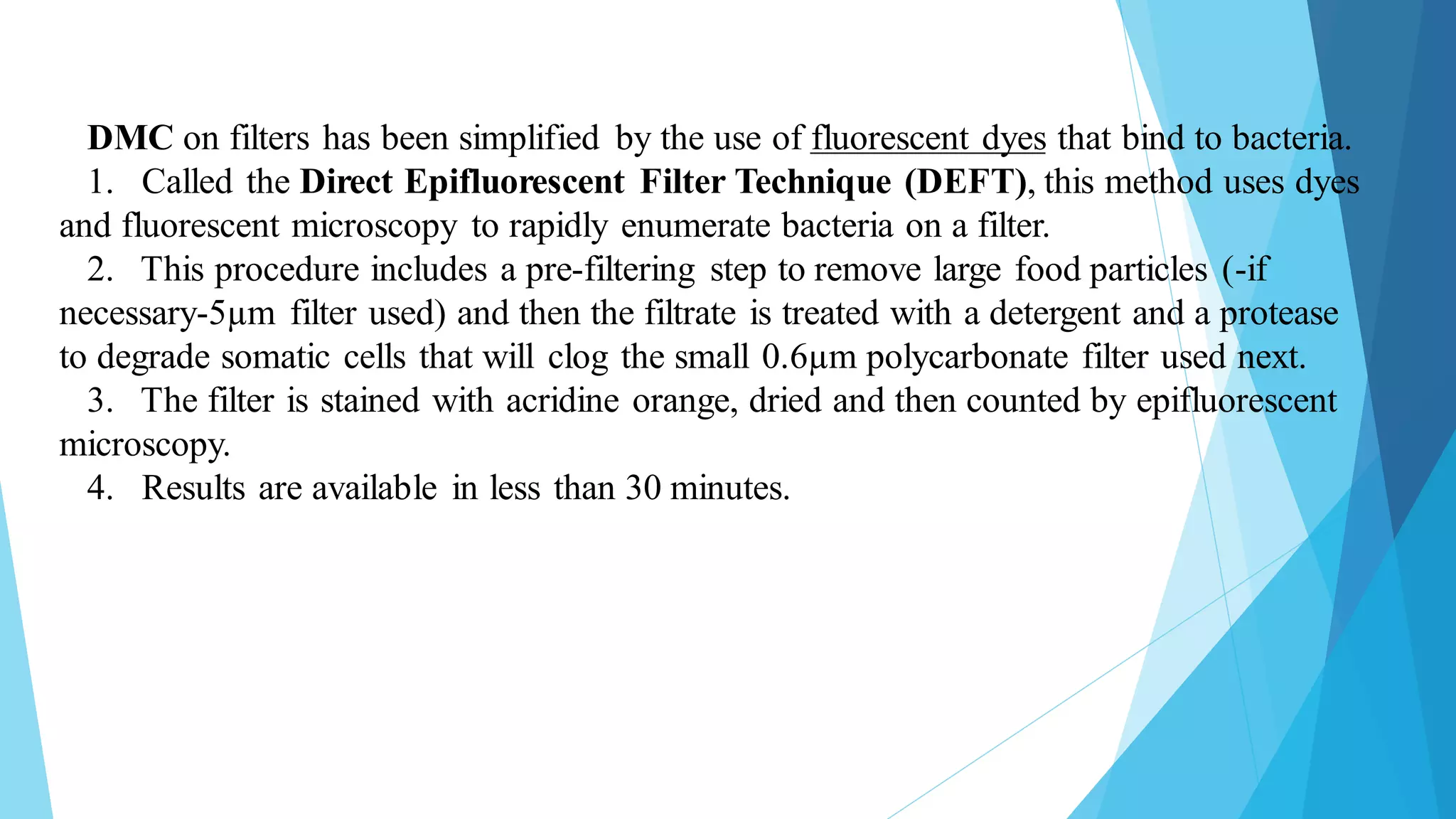 Method of microbial examination of food | PDF