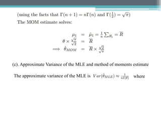 Method of Moments and Maximum Likelihood Estimation | PPTX