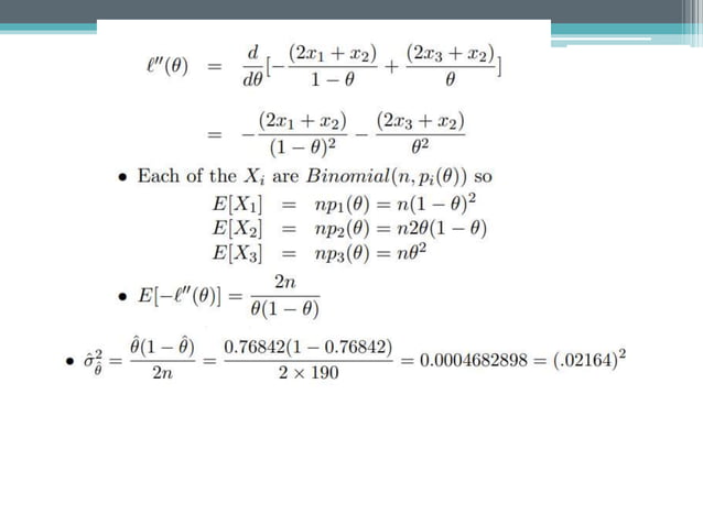 Method of Moments and Maximum Likelihood Estimation | PPTX