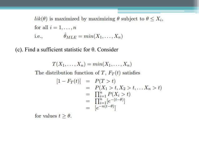 Method of Moments and Maximum Likelihood Estimation | PPTX
