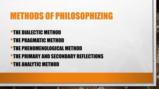 Method of philosophising in Introduction to the Philosophy.pptx