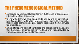 Method of philosophising in Introduction to the Philosophy.pptx