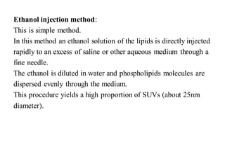 METHOD OF PREPARTION OF LIPOSOMES(briefly explained).pdf