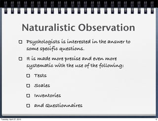 Method of psychological study | PDF