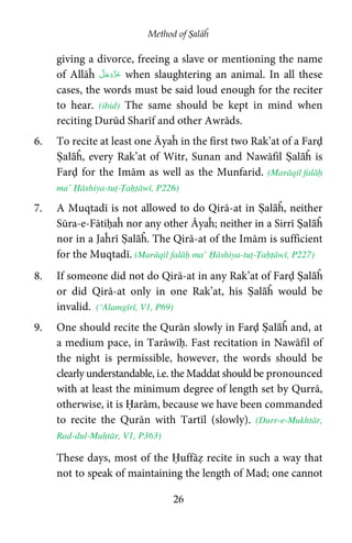 Islamic Book in English: Method of salah hanafi | PDF