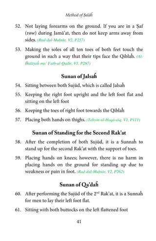 Islamic Book in English: Method of salah hanafi | PDF