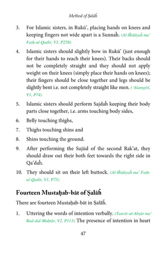Islamic Book in English: Method of salah hanafi | PDF