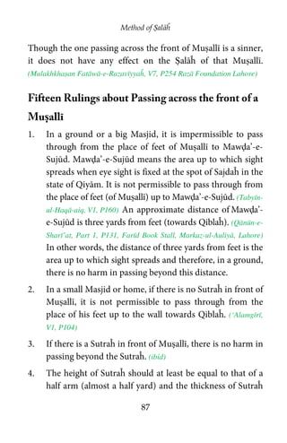 Islamic Book in English: Method of salah hanafi | PDF