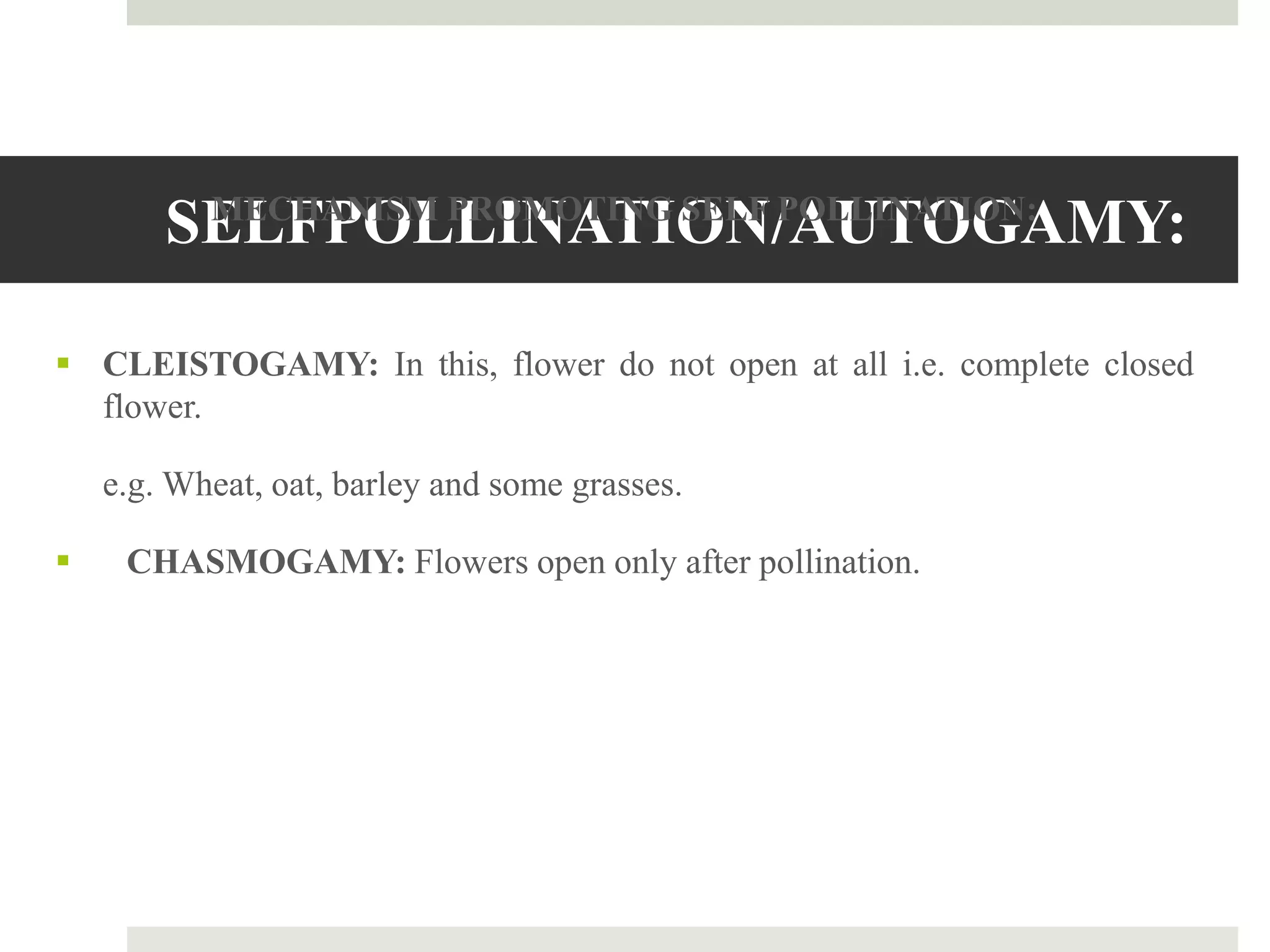 Method of self and cross pollination | PPTX