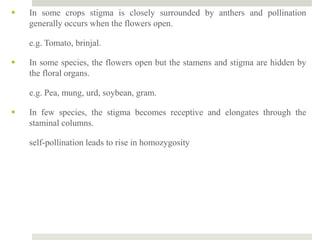 Method of self and cross pollination | PPTX