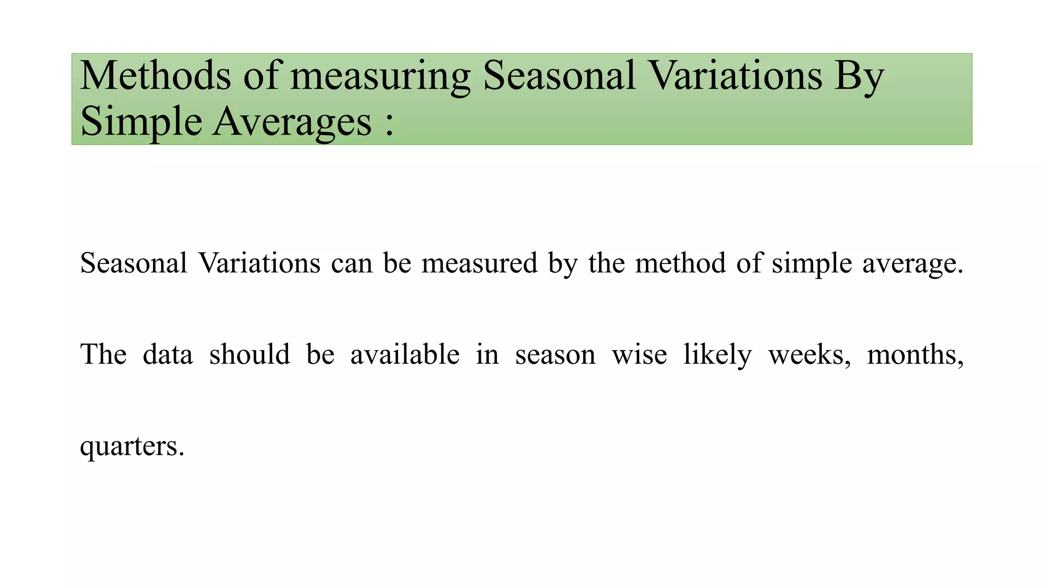 Method of simple averages | PPTX