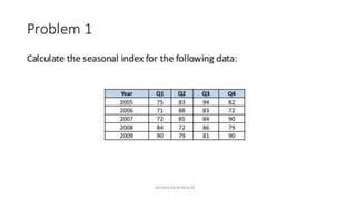 Method of simple averages | PPTX