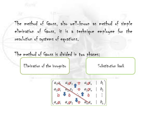 Method Of Simple Gauss | PPT
