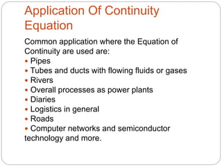 Method of solution of flow problems | PPTX | Physics | Science