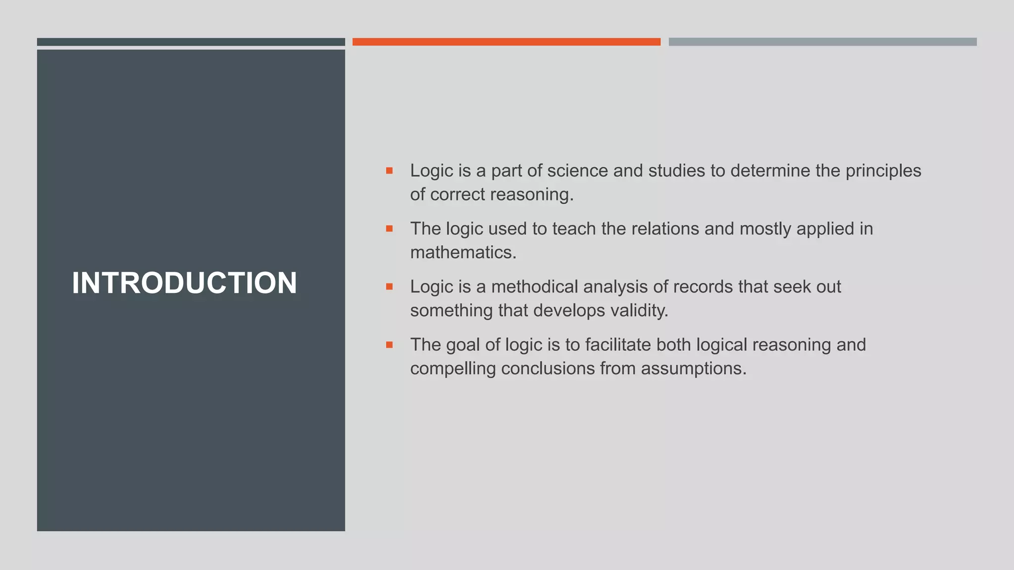 Method of Solving Complex Logic Homework | PPT