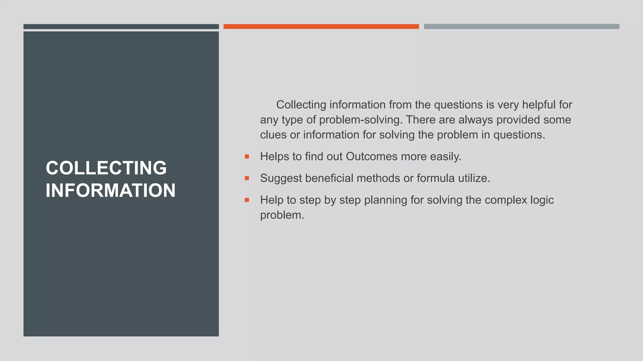 Method of Solving Complex Logic Homework | PPT