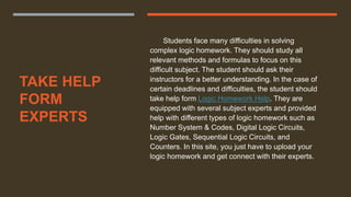 Method of Solving Complex Logic Homework | PPT