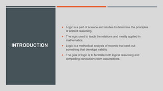 Method of Solving Complex Logic Homework | PPT