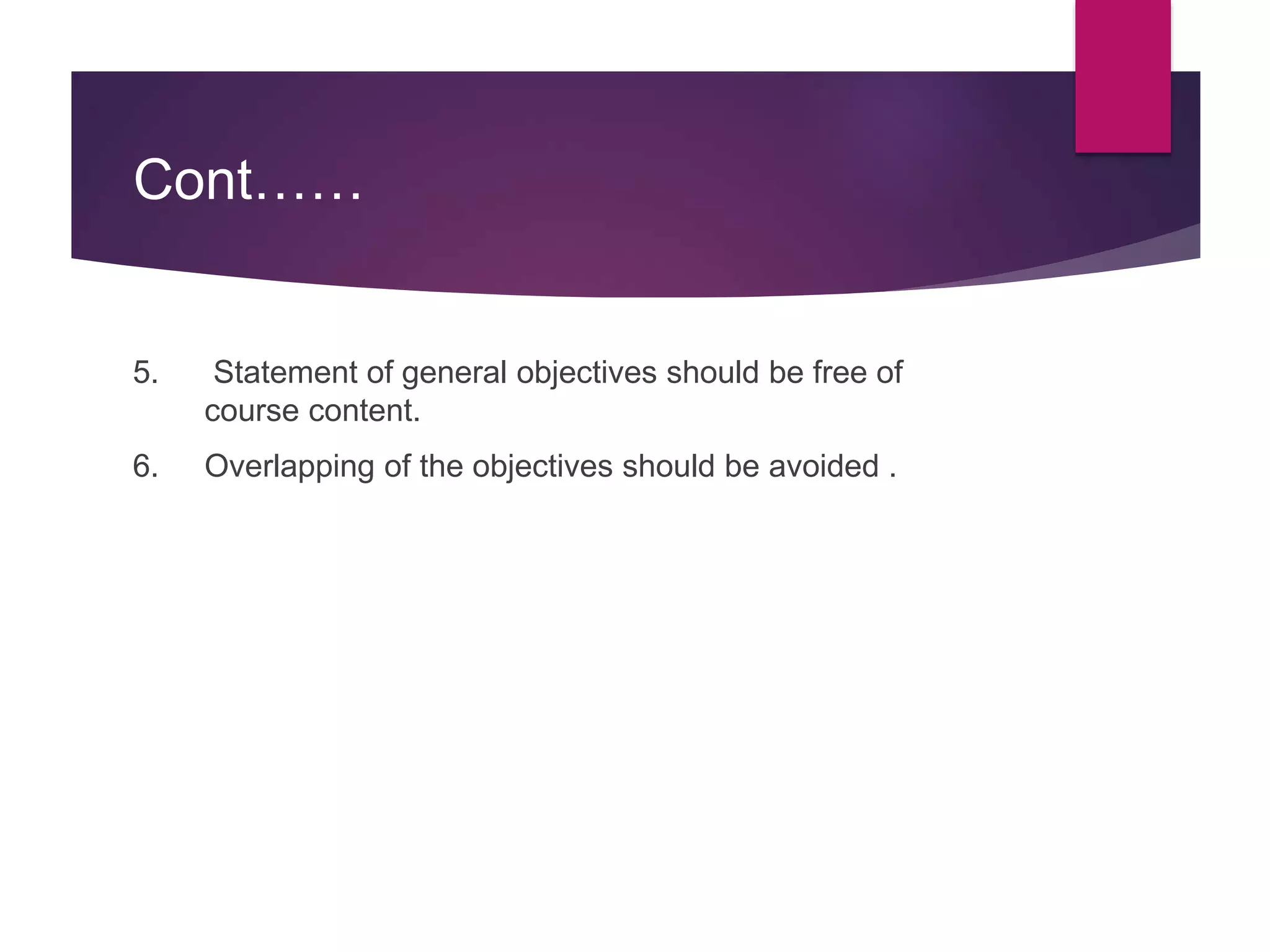 Method of stating learning objectives outcomes | PPT