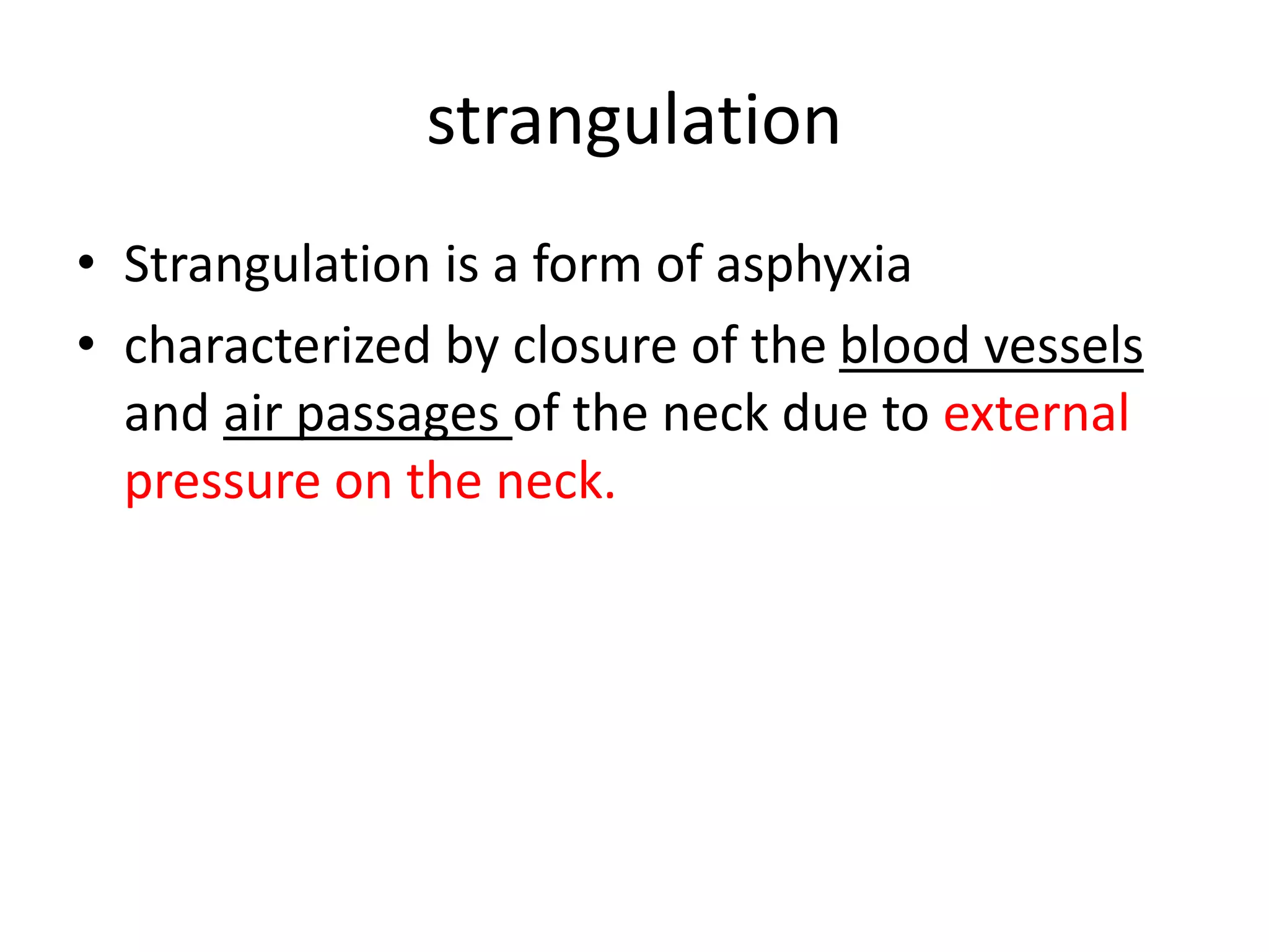 Strangulation (Hanging) | PPTX