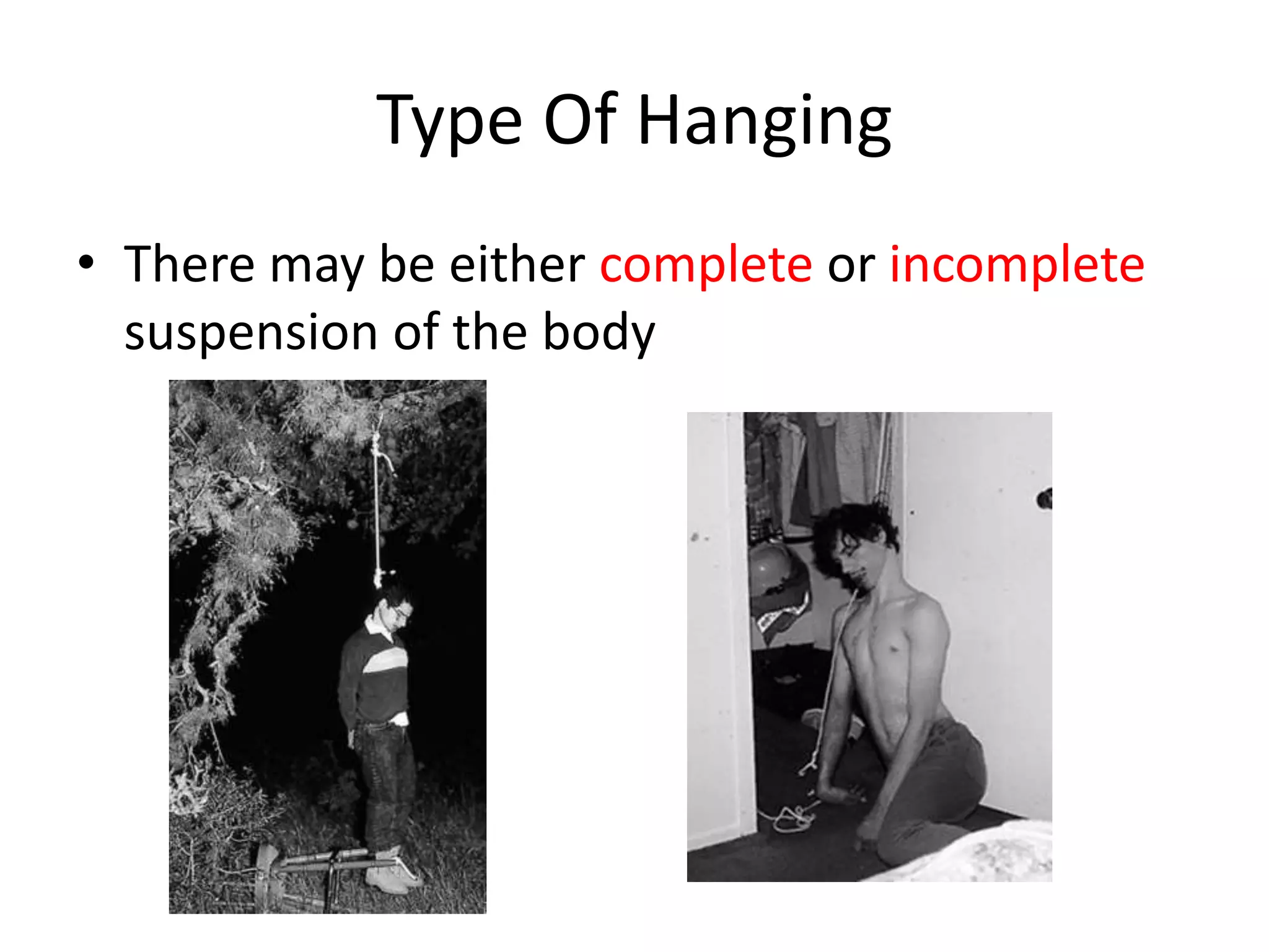Strangulation (Hanging) | PPTX