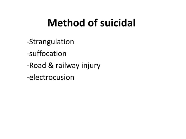 Strangulation (Hanging) | PPTX