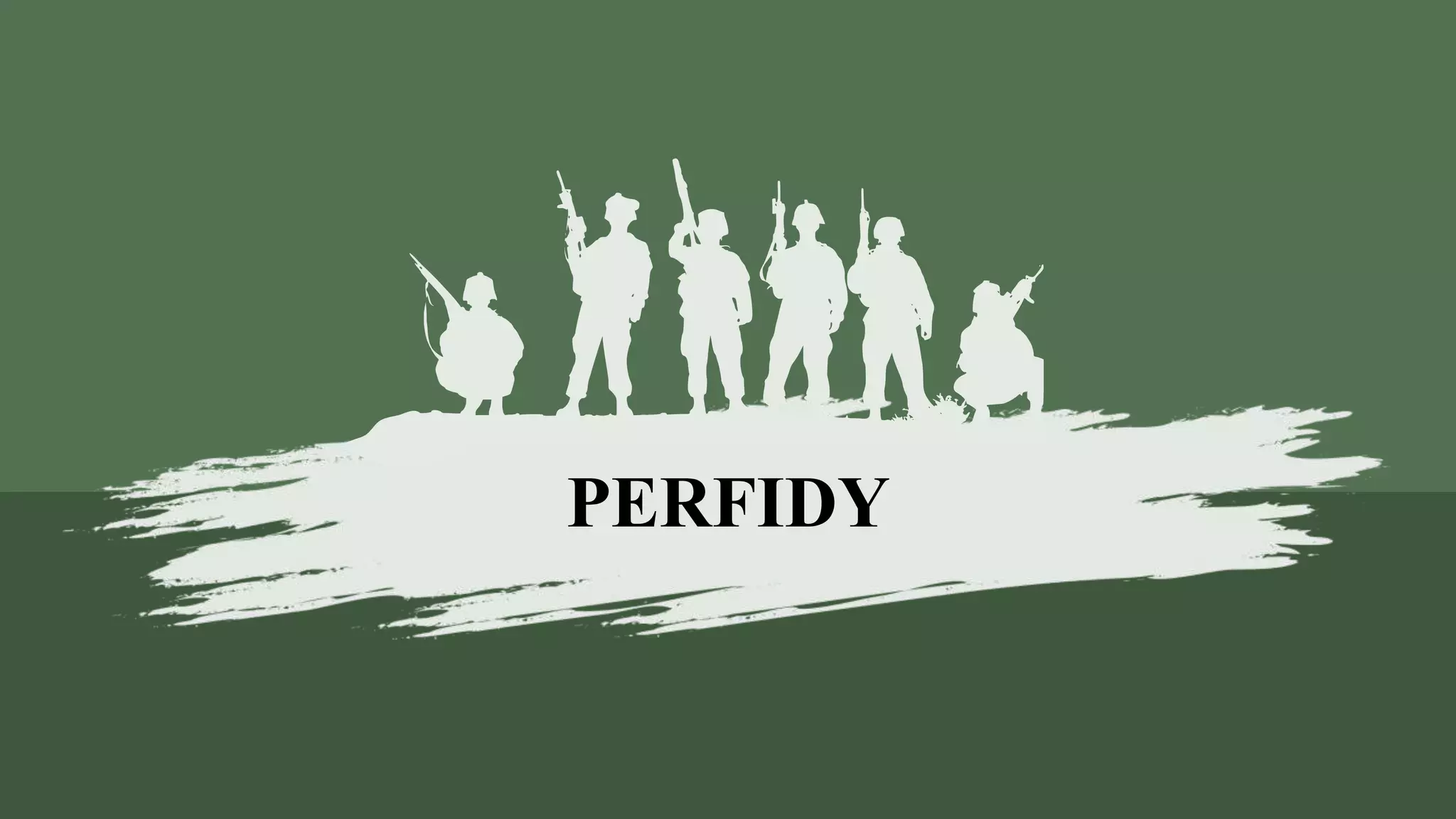 METHOD OF WARFARE DECEPTION:RUSE AND PERFIDY IN MILITARY OPERATION | PPTX