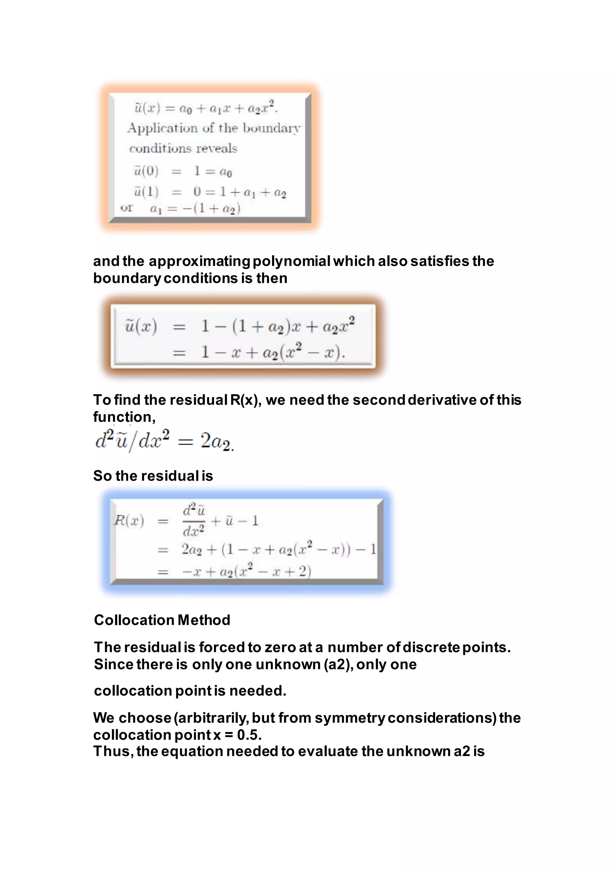 Method of weighted residuals | DOCX