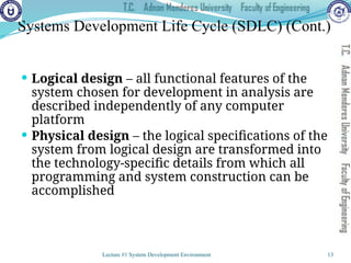 This is about systems development methodology designed and prepared by ...