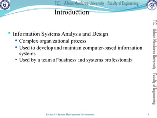 This is about systems development methodology designed and prepared by ...