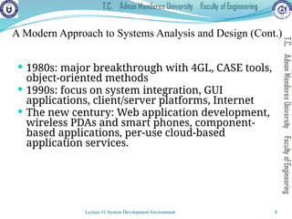 This is about systems development methodology designed and prepared by ...