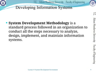 This is about systems development methodology designed and prepared by ...