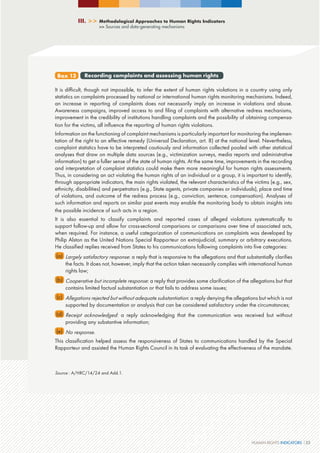 Methodological approaches to human rights indicators | PDF | Political ...