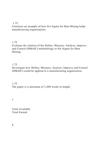 Methodologies of Data Mining Grading GuideDAT565 Version 12.docx
