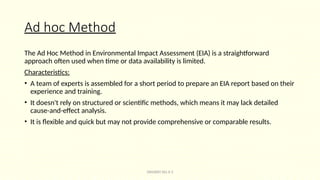 Methodologies of Environmental Impact Assessment (EIA) – A Complete ...
