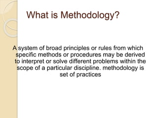 Methodology and research process | PPT