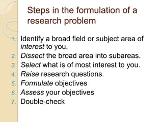 Methodology and research process | PPT